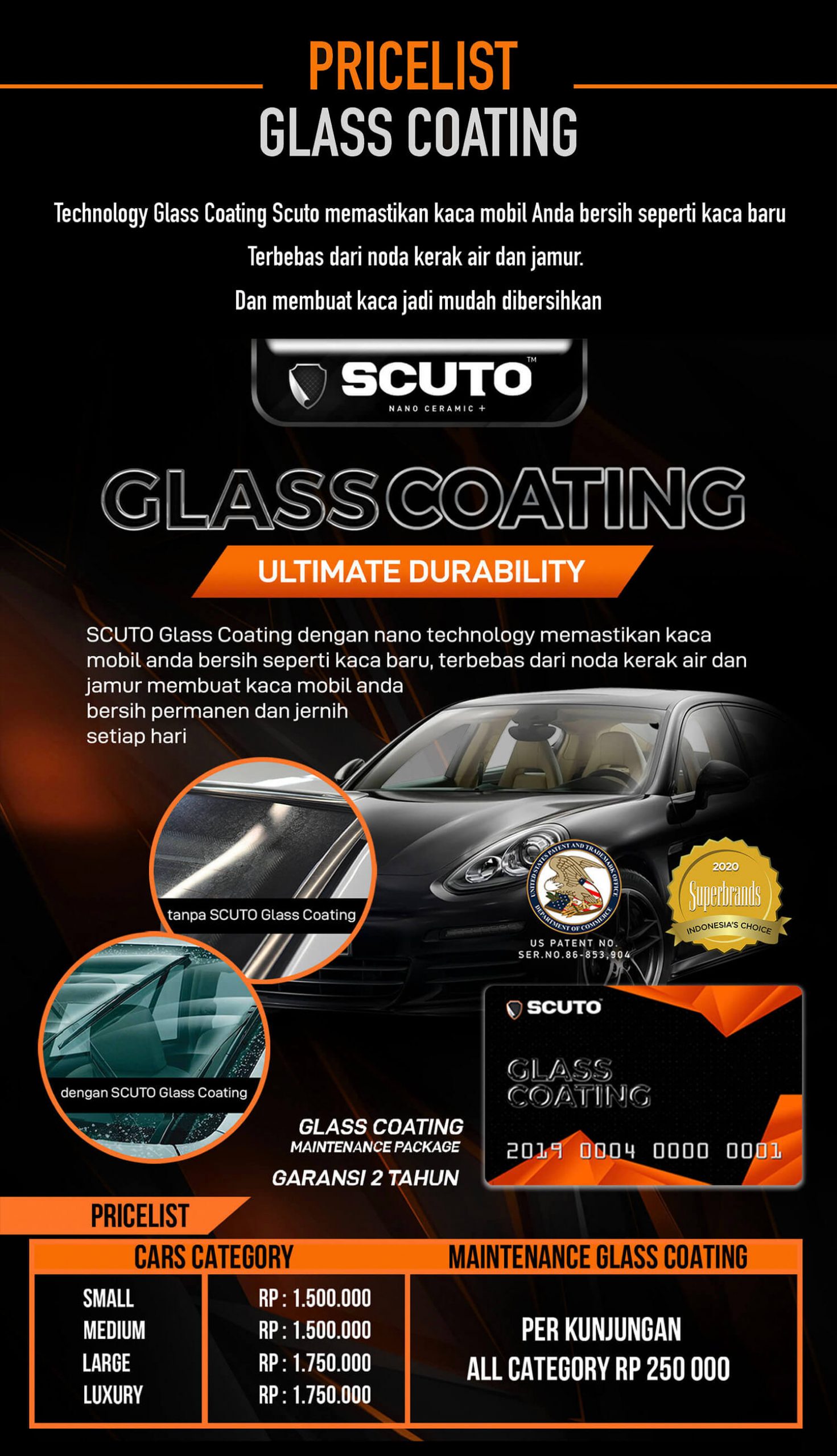 Pricelist - Scuto BSD
